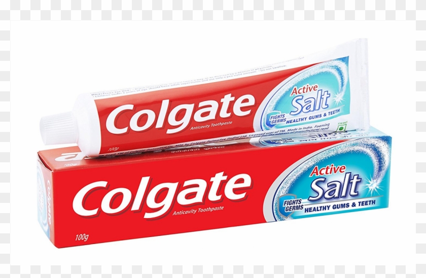 Colgate Toothpaste Active Salt 100g - Colgate, HD Png Download ... Colgate Toothpaste Active Salt 100g - Colgate, HD Png Download ...