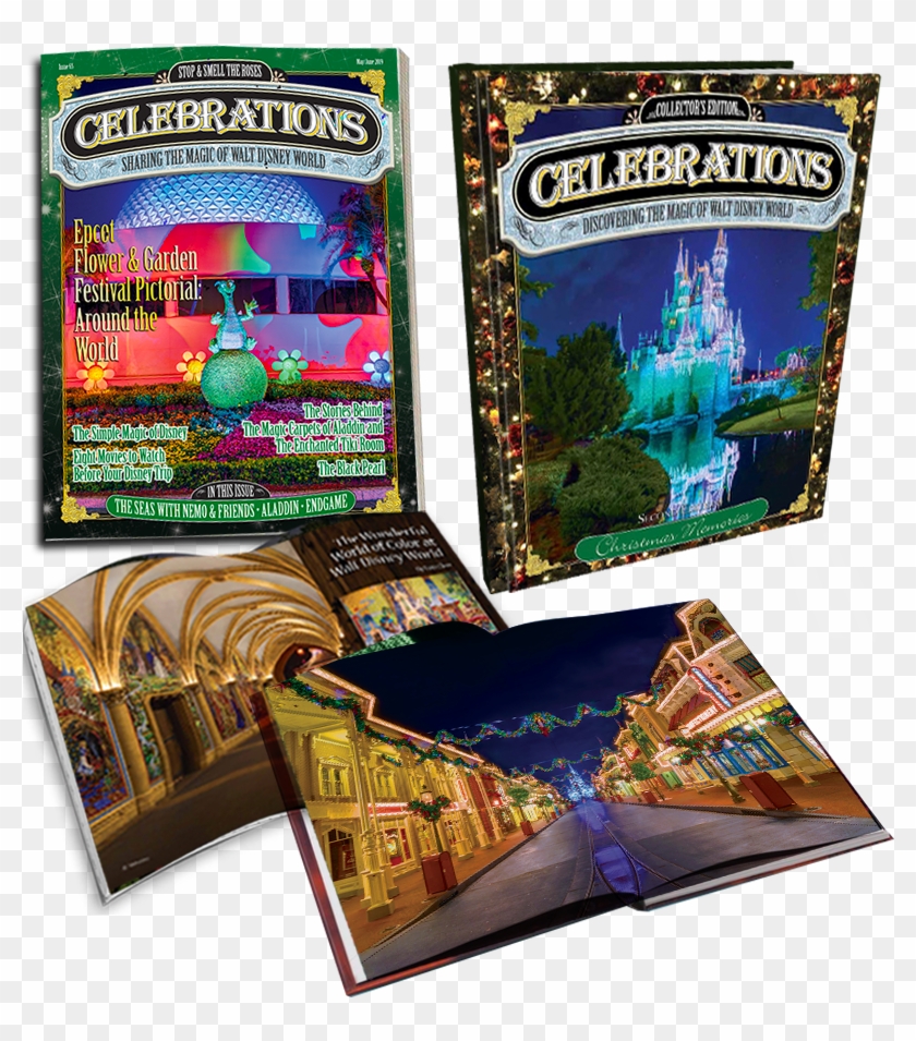 Receive 6 Issues Of Celebrations Disney Magazine For - Book Cover, HD ...