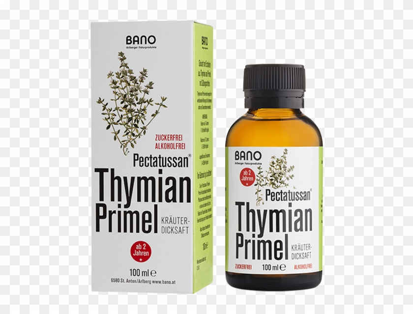 Pectatussan ® Thyme Primrose Syrup - Thyme Syrup, HD Png Download ...