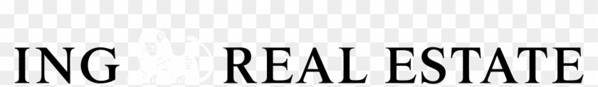Ing Real Estate Logo Black And White - Ing Group, HD Png Download ...