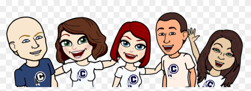 Group Of Bitmojis, HD Png Download - 2001x621(#5335087) - PngFind