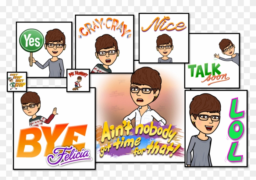 About Six Months Ago Bitstrips Introduced Bitmoji - Cartoon, HD Png ...