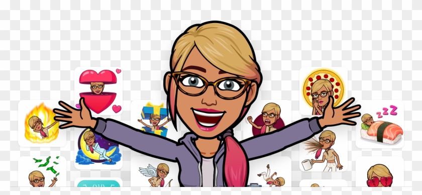 Bitmoji, HD Png Download - 1600x664(#5335954) - PngFind