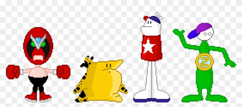 Here's The First Bunch Of Pixel Homestar Runner Characters, HD Png ...
