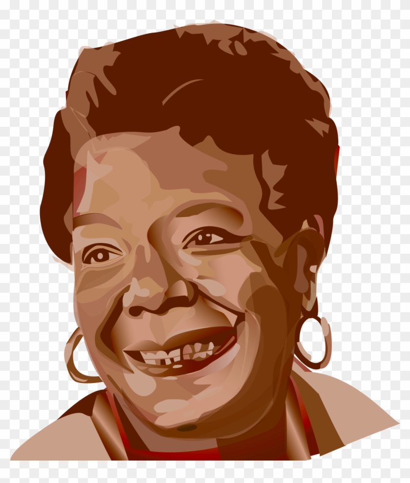 Felicia Digital Illustration Maya Angelou - Maya Angelou Vector, HD Png ...