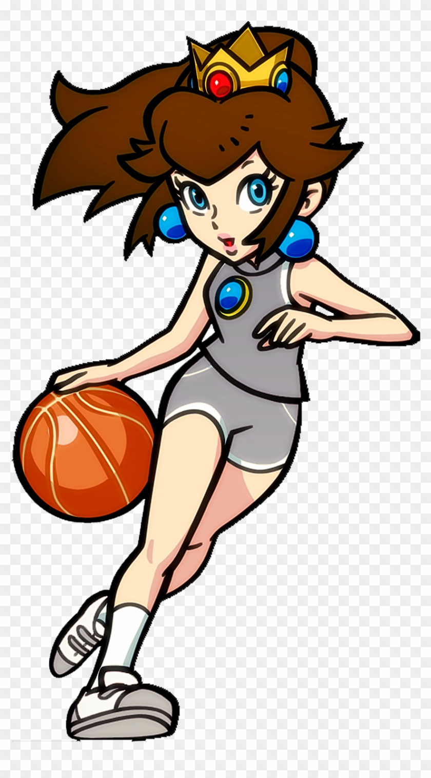 Pp1989 - Mario Hoops 3 On 3 Character Art, HD Png Download - 900x1536 ...