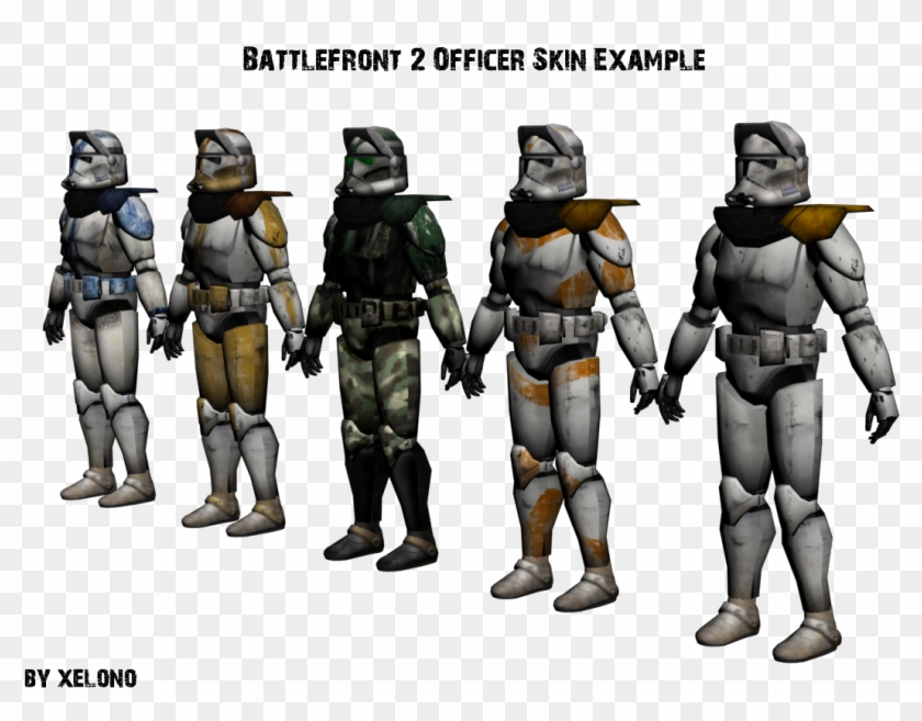 Clones2 - Battlefront 2 Armored Officer, HD Png Download - 1087x790 ...