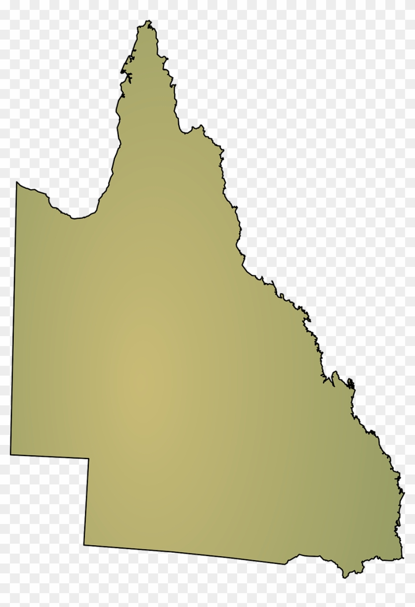 Australia, Australia, Map, Queensland, State - Queensland Map Blank, HD ...