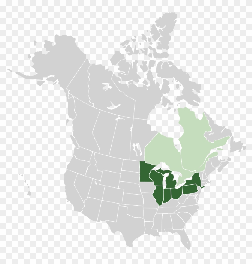 Canadian Shield On World Map