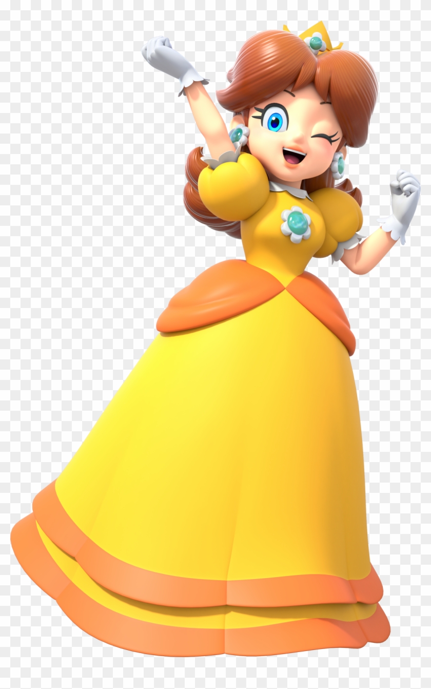 Super Mario Party Daisy, HD Png Download - 900x1200(#541133) - PngFind