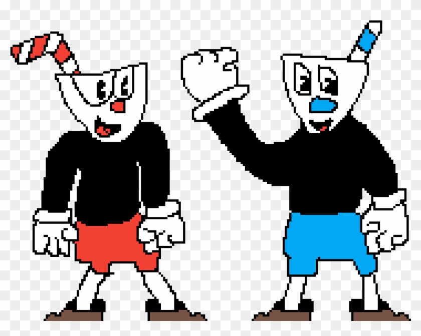 Cuphead And His Pal, Mugman , Png Download - Cartoon, Transparent Png ...