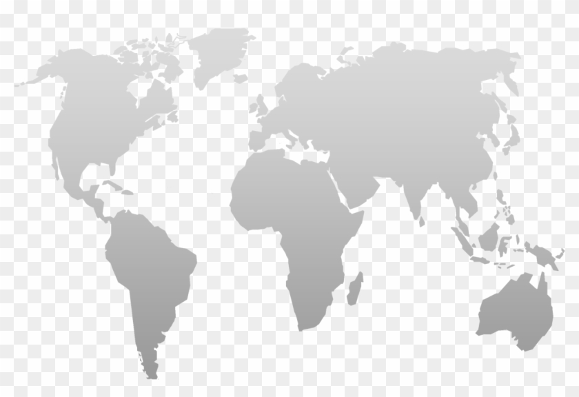 World Map Png - High Resolution Gray World Map, Transparent Png ...