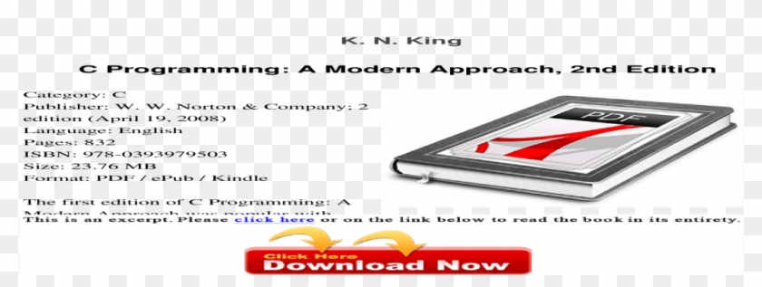 C Programming A Modern Approach 2nd Edition King