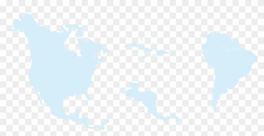 Distribution Map - High Resolution North America Map, HD Png Download ...