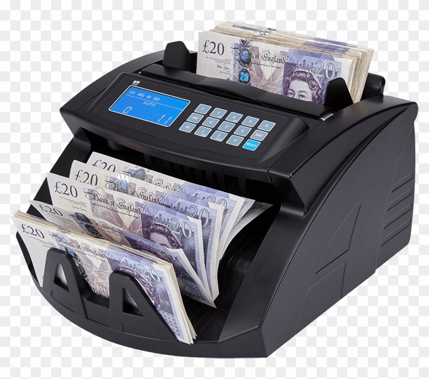 Cash Counting Weighing Machine - Banknote Counter, HD Png Download ...