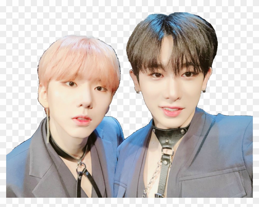 #monstax #kihyun #wonho - Wonho And Kihyun Selca, HD Png Download ...