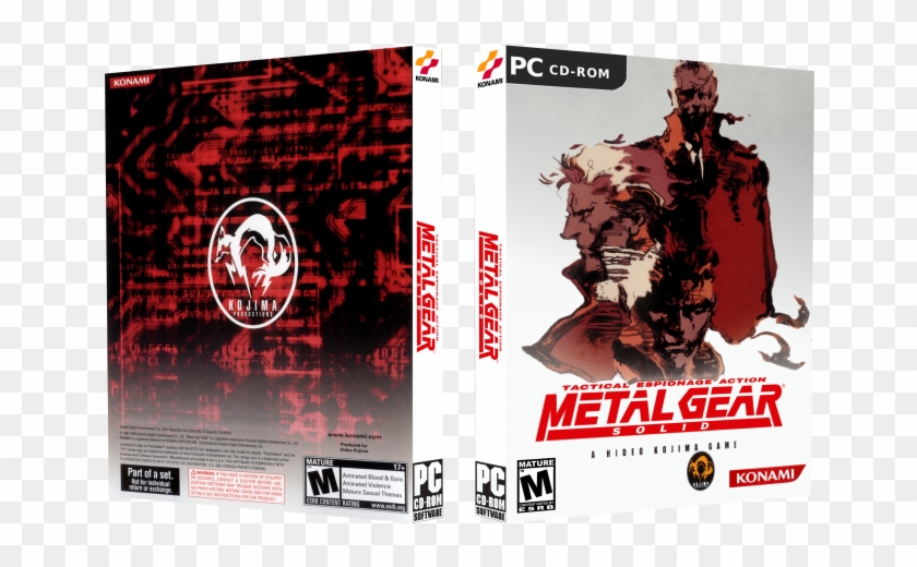 Metal Gear Solid Box Art Cover - Metal Gear Solid Cover, HD Png ...