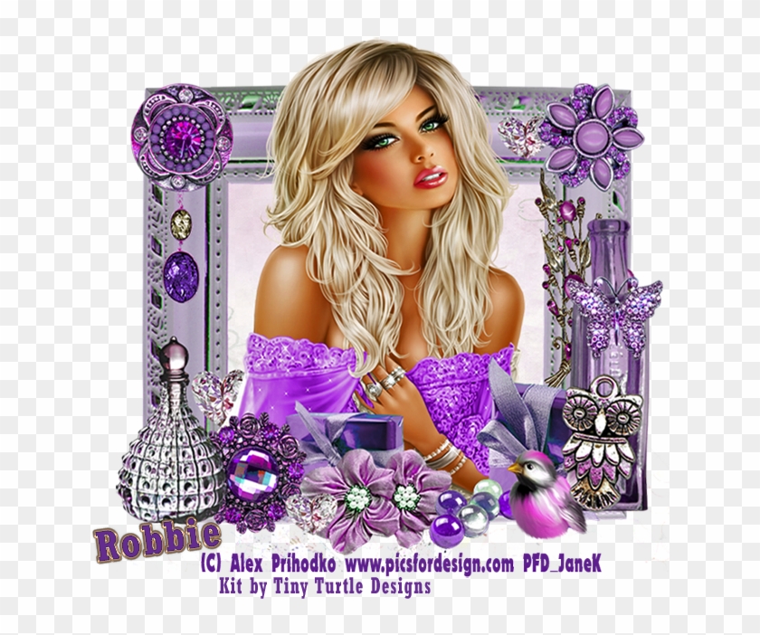 Glitter Text » First Names » Blonde In Purple - Blond, HD Png Download ...
