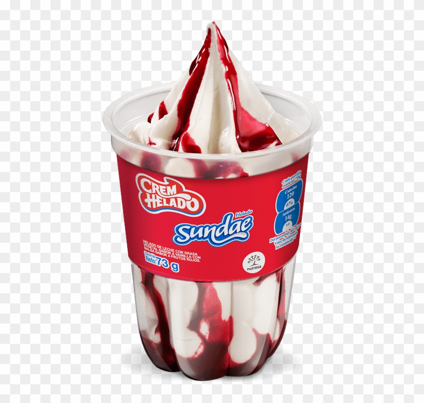 Sundae Crem Helado - Heladino Cremhelado, HD Png Download - 436x717 ...