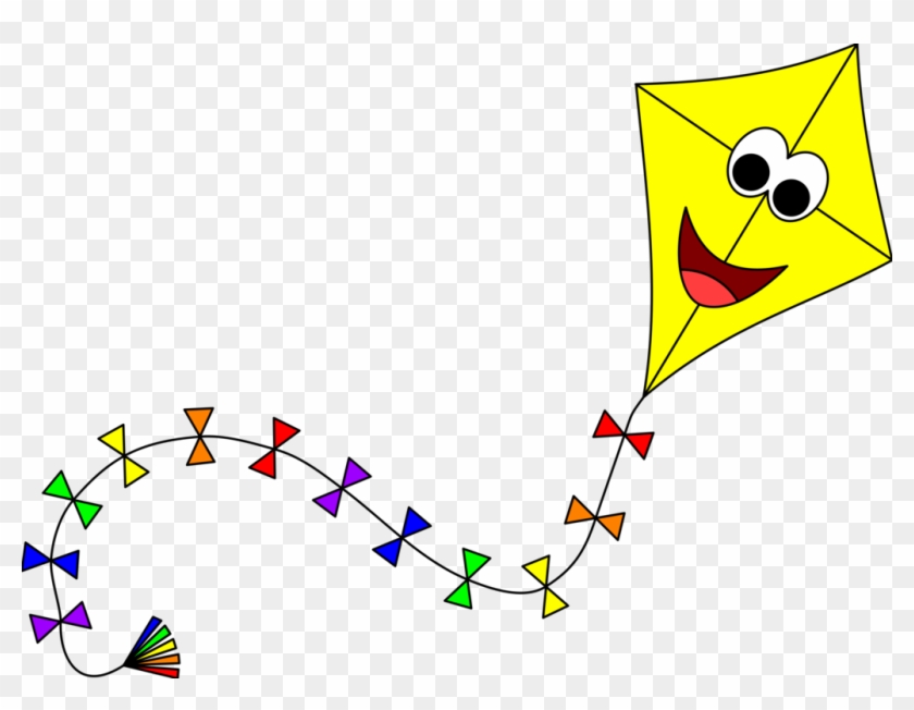 Kite Download Smiley Art - Clip Art Kite, HD Png Download - 1028x750 ...