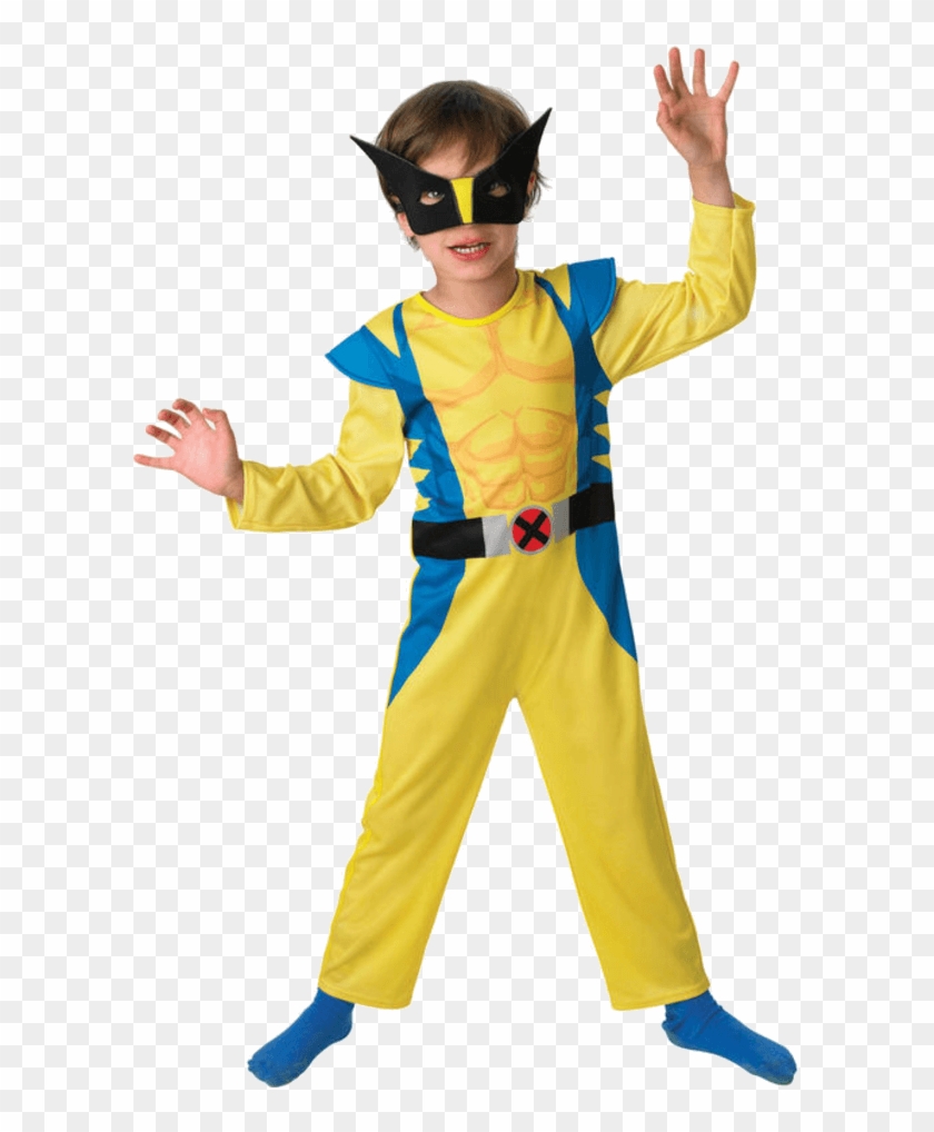 Child Wolverine Costume - Wolverine Kid Costume, HD Png Download ...