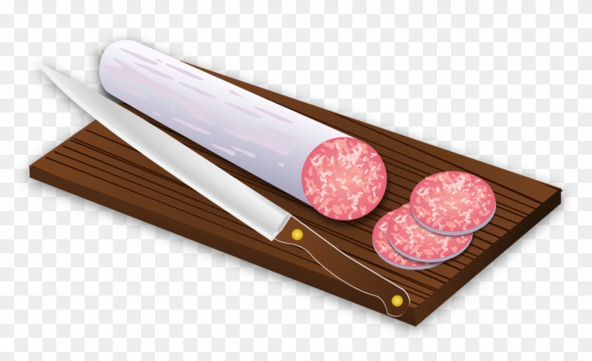 File - Salami - Svg - Salami Clipart, HD Png Download - 1280x721 ...