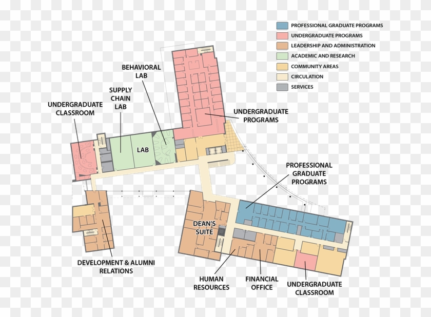 Second Level Map Of The Smeal Business Building - Floor Plan, HD Png ...