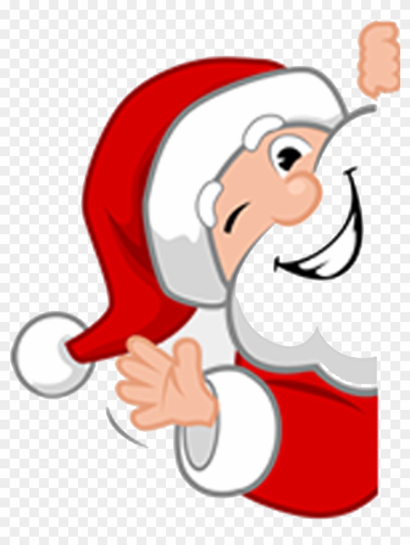 Santa Waving - Secret Santa, HD Png Download - 768x1041(#563939) - PngFind