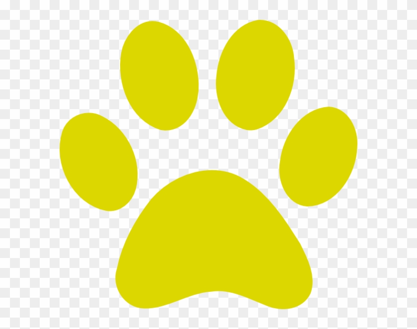 Yellow Dog Paw Print, HD Png Download - 600x583(#567768) - PngFind