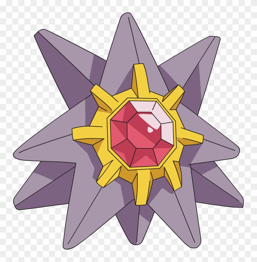 Starmie - Starmie Pokemon, HD Png Download - 755x776(#5605964) - PngFind