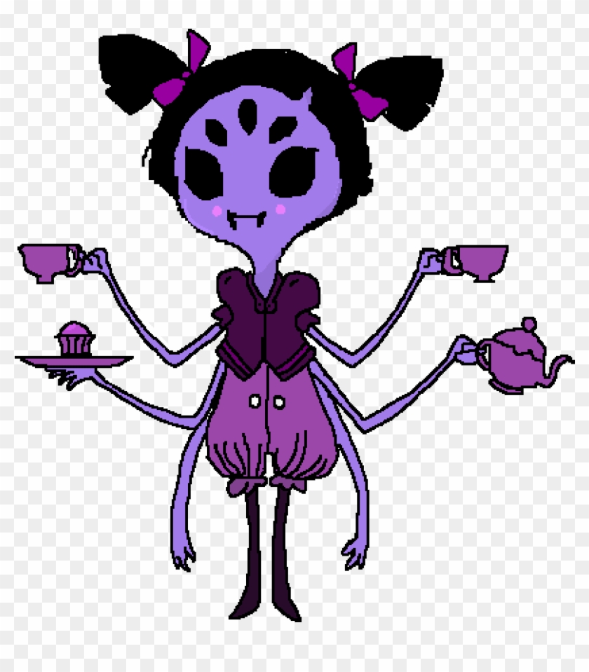 Muffet - Muffet Undertale, HD Png Download - 1000x1000(#5609017) - PngFind