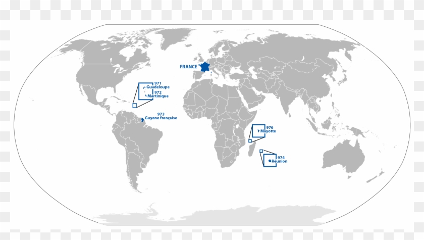 France Dom Map-fr - Interpol Map, HD Png Download - 1931x1001(#5611407 ...