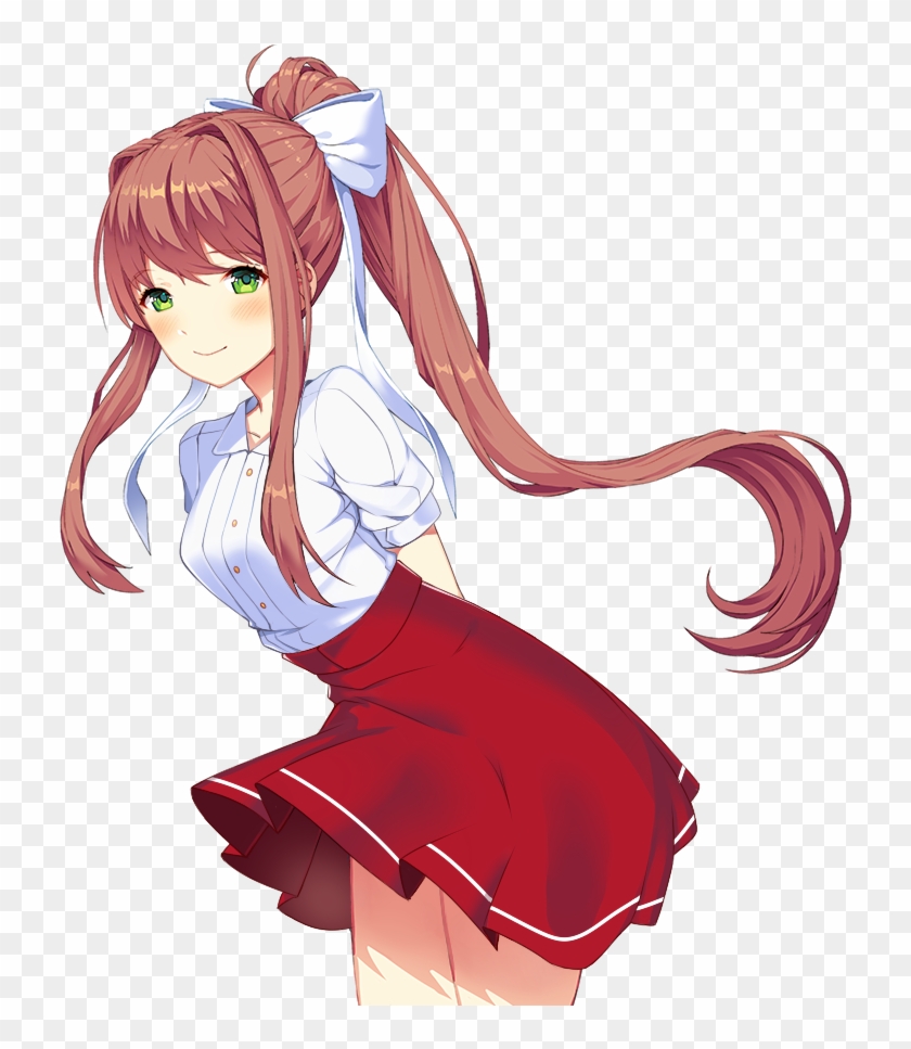 Monika Png Doki Doki - Doki Doki Literature Club Monika Casual ...