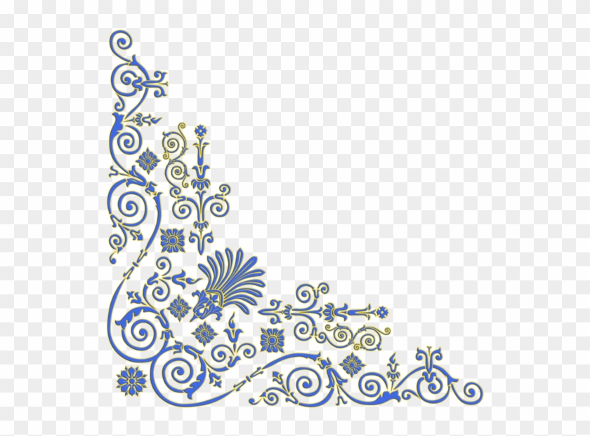 Coins,corners,bordures - Corner Decorations, HD Png Download - 600x615 ...