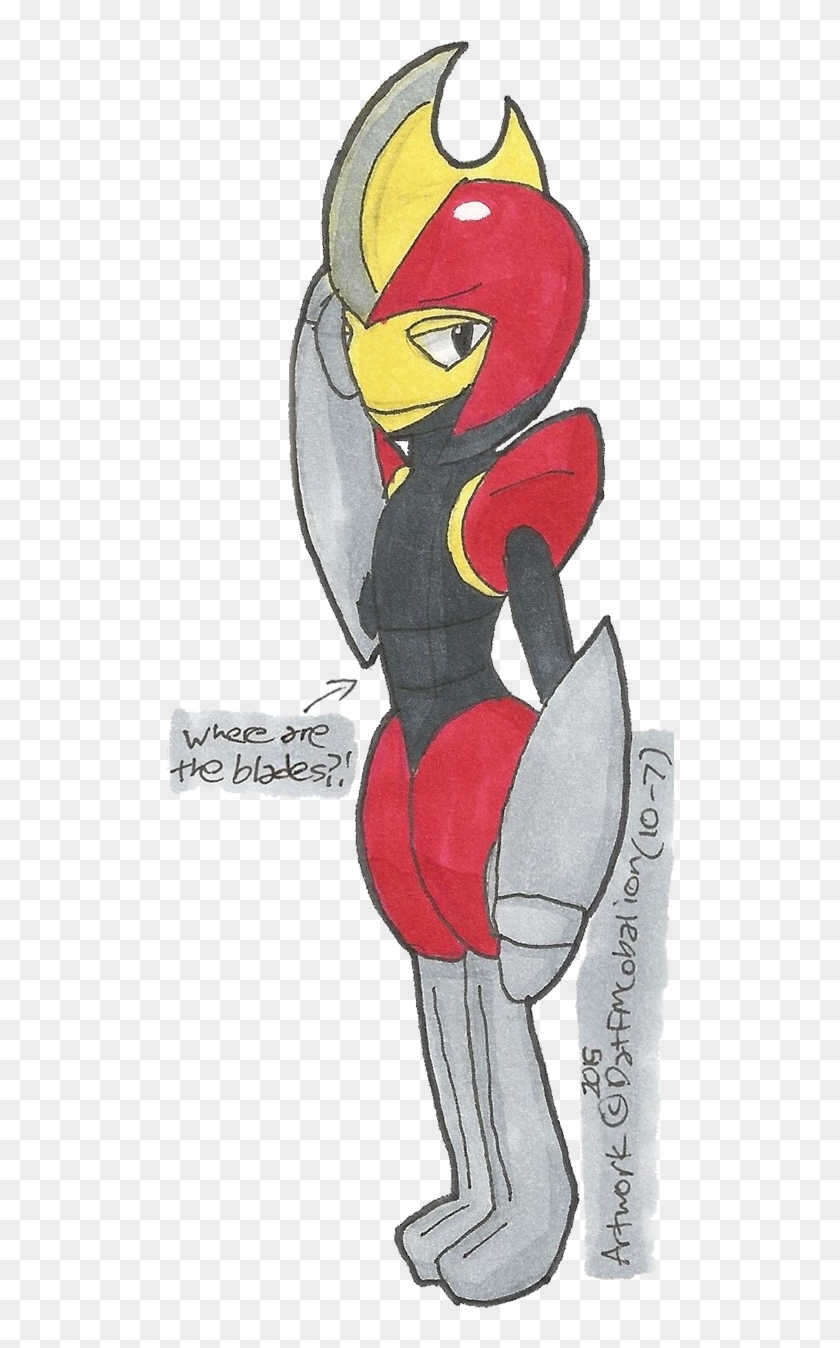 Bladeless Bisharp - Cartoon, HD Png Download - 507x1280(#5630867) - PngFind