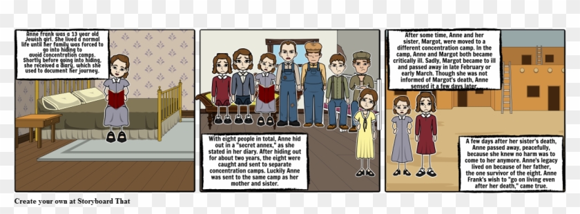 Anne Frank - Cartoon, HD Png Download - 1164x385(#5632058) - PngFind