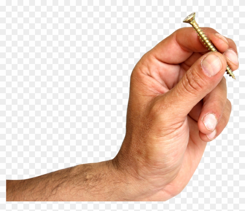 Screw In Hand Png Image - Screw In Hand, Transparent Png - 1024x768 ...
