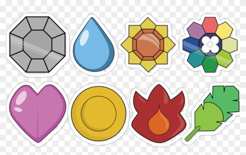 Kanto Badge Pack, HD Png Download - 2400x3200(#5652569) - PngFind
