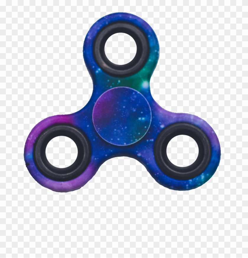 Galaxy Fidget Spinner Via Fidget360 - Para Girar, HD Png Download ...