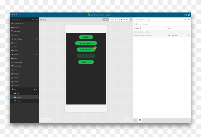 Spotify Ui Button - Custom Spotify Ui, HD Png Download - 1999x1274 ...