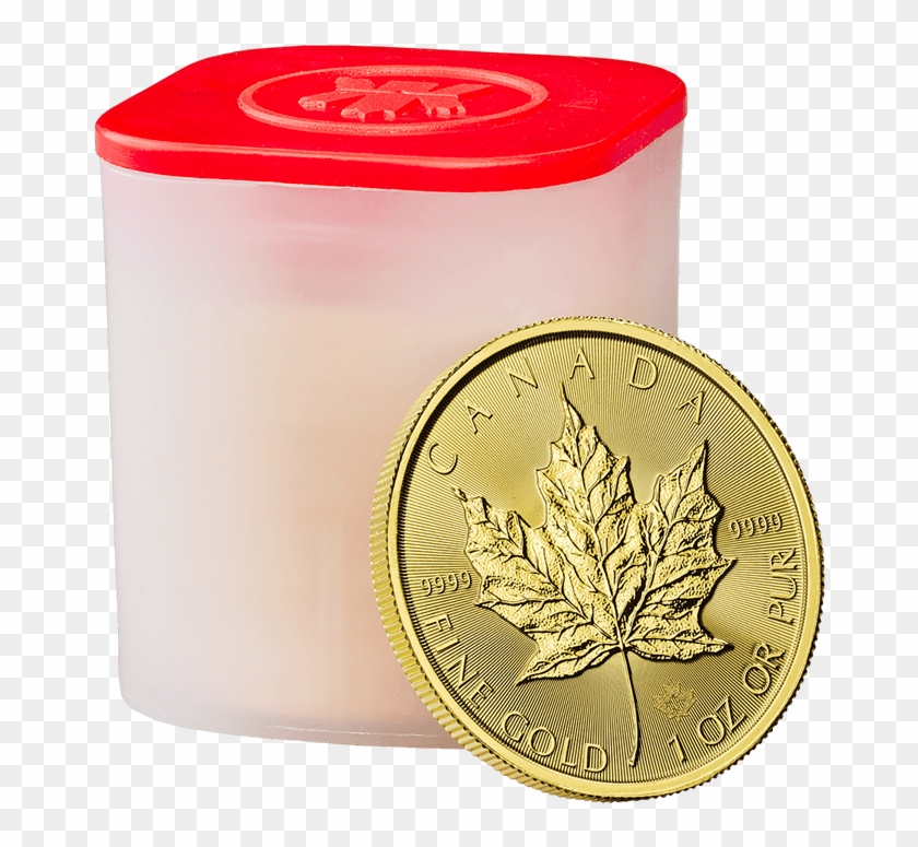 Canadian Maple Leaf 2018 1 Oz Gold Ten Coin Tube - Canadian Gold Maple ...
