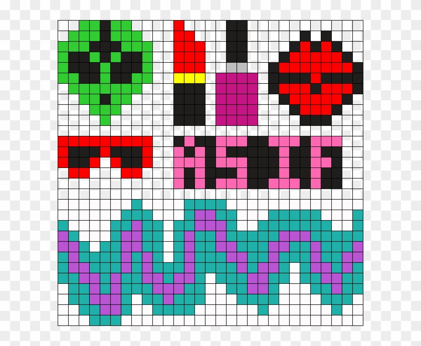 90s Perler Bead Pattern / Bead Sprite - Creative Arts, HD Png Download ...