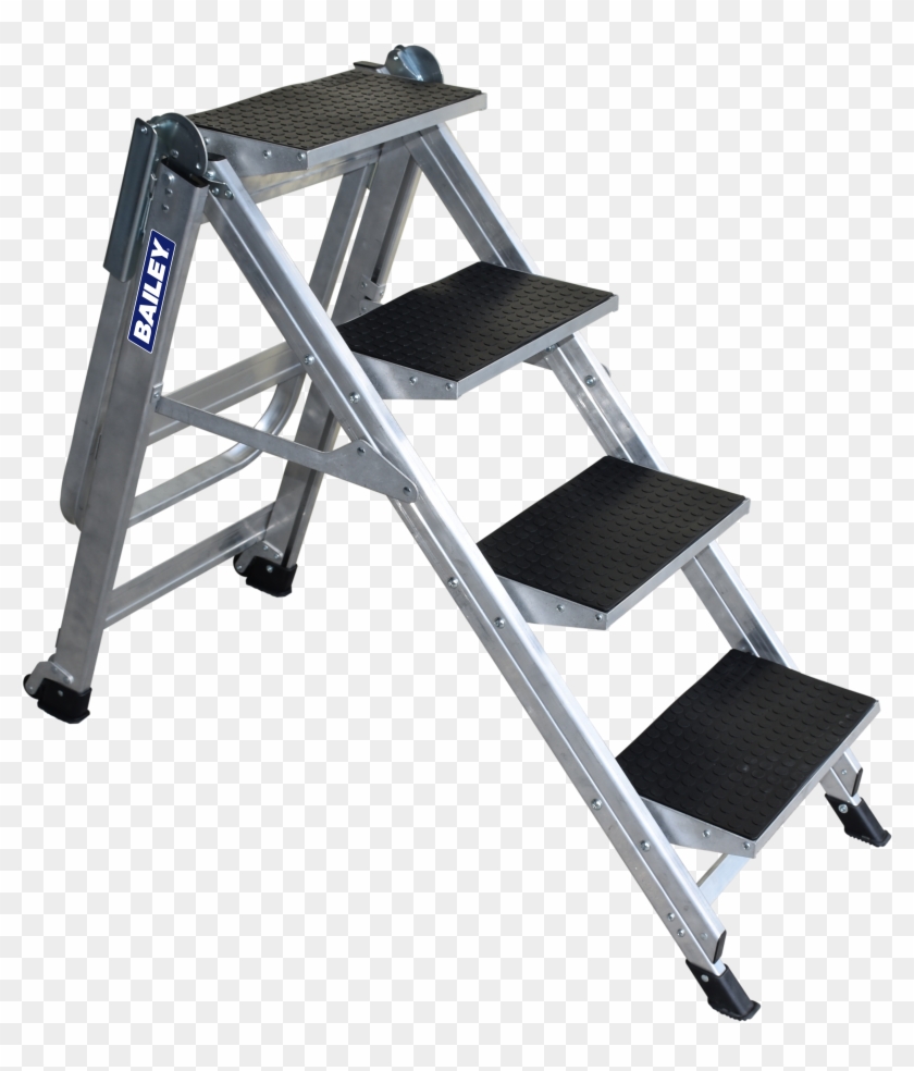 Download Image - Heavy Duty 3 Step Ladders 500kg Capacity, HD Png ...