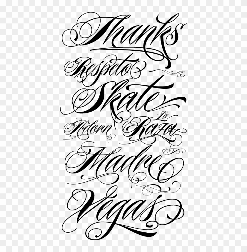 Tattoo Lettering Fonts Cursive Images And Photos Finder