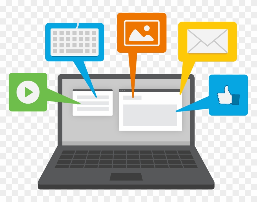 Technology Clipart Teacher - Digital Literacy Png, Transparent Png ...