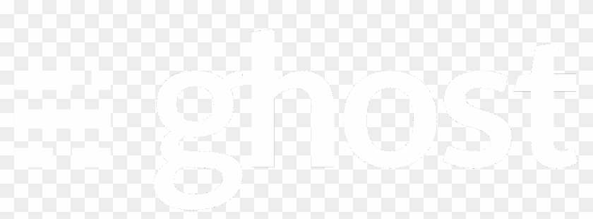 Ghost Logo Black And White - Circle, HD Png Download - 2400x774 ...