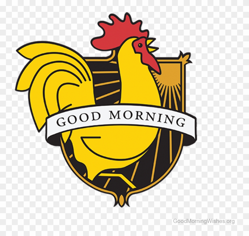Lovely Pic Of Good Morning Logo - Rooster, HD Png Download - 768x768 ...