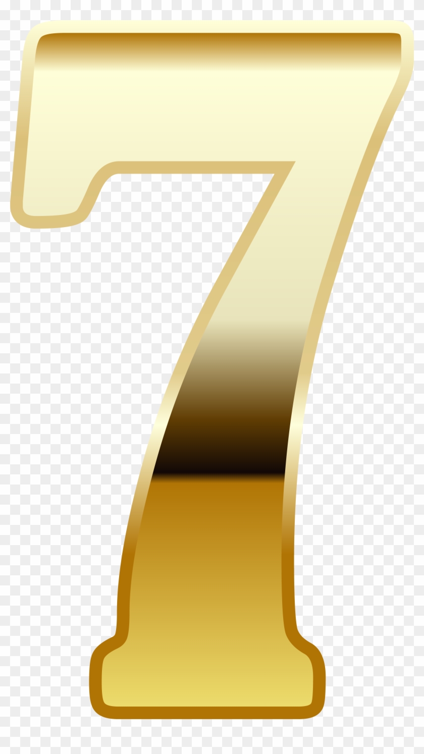 Gold Number Seven Png Image - Number Seven Gold Png, Transparent Png ...