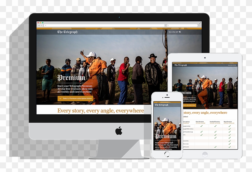 Telegraph Premium - Online Advertising, HD Png Download - 829x549 ...