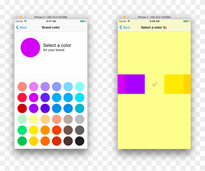 Ios Color Picker, HD Png Download - 1504x1167(#5794160) - PngFind